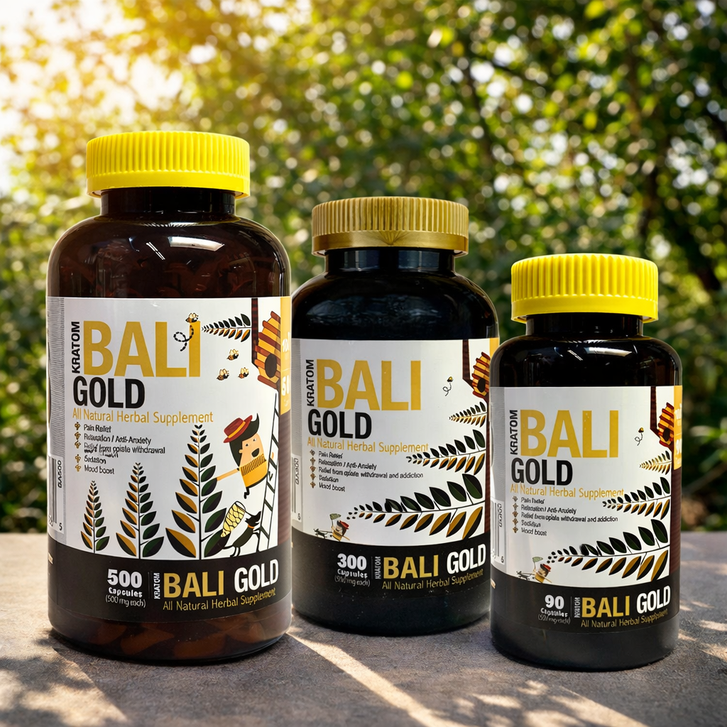 Bumble Bee - Kratom Capsule Bali Gold | TGR Leafy – TGRLeafy.com