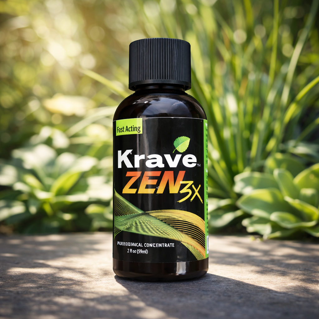 Krave Botanicals - Kratom Liquid Extract Zen 3X 2oz. | TGR Leafy ...